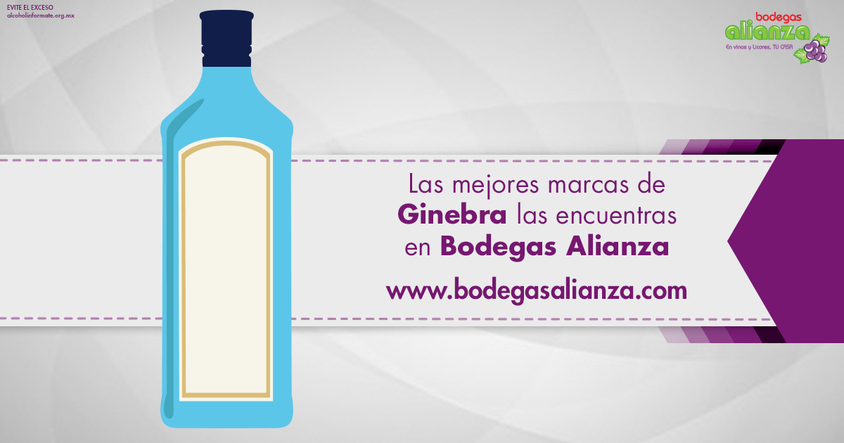 Compra Ginebra Bebida las mejores marcas | Bodegas Alianza