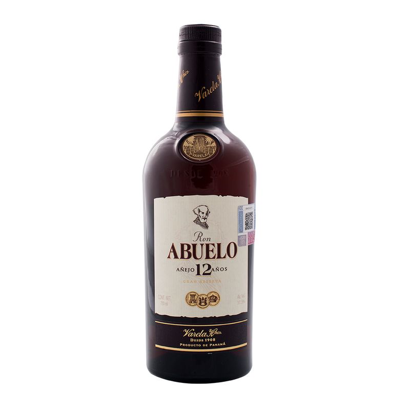 Ron Abuelo Añejo 12 Años 750 ml 22463 - Bodegas Alianza