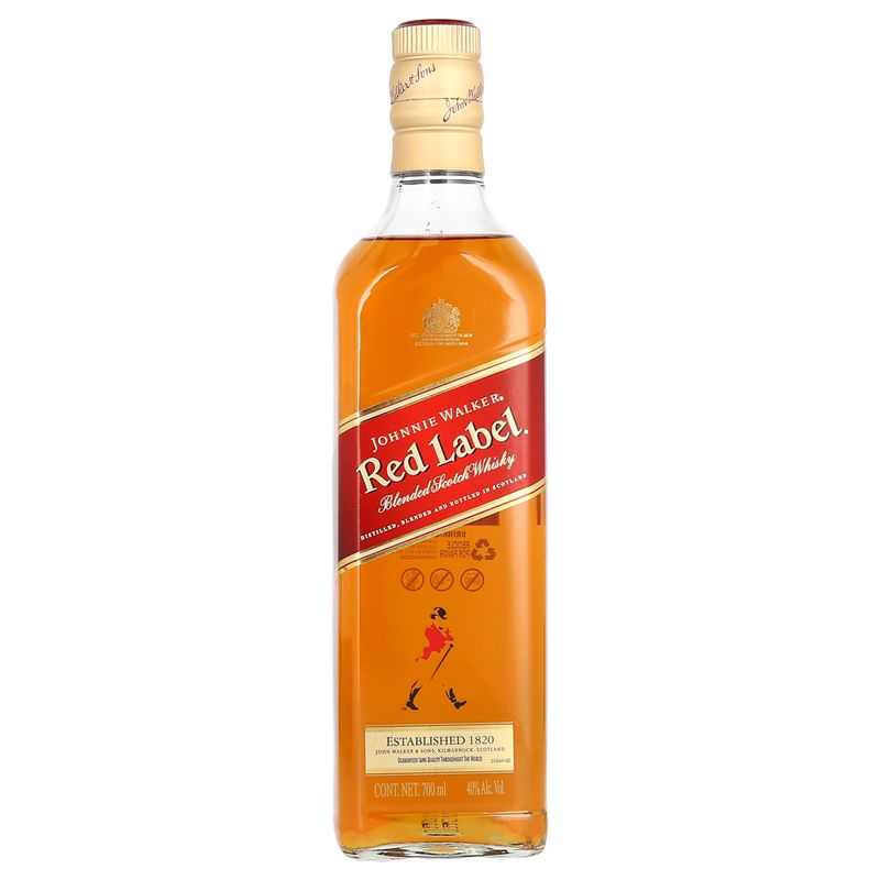 Whisky Johnnie Walker Red Label 700 ml 29241 - Bodegas Alianza
