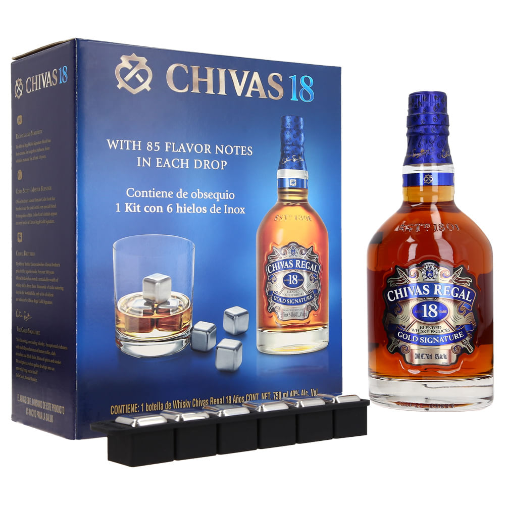 Whisky Chivas Regal 18 Años 750 ml 1948 - Bodegas Alianza
