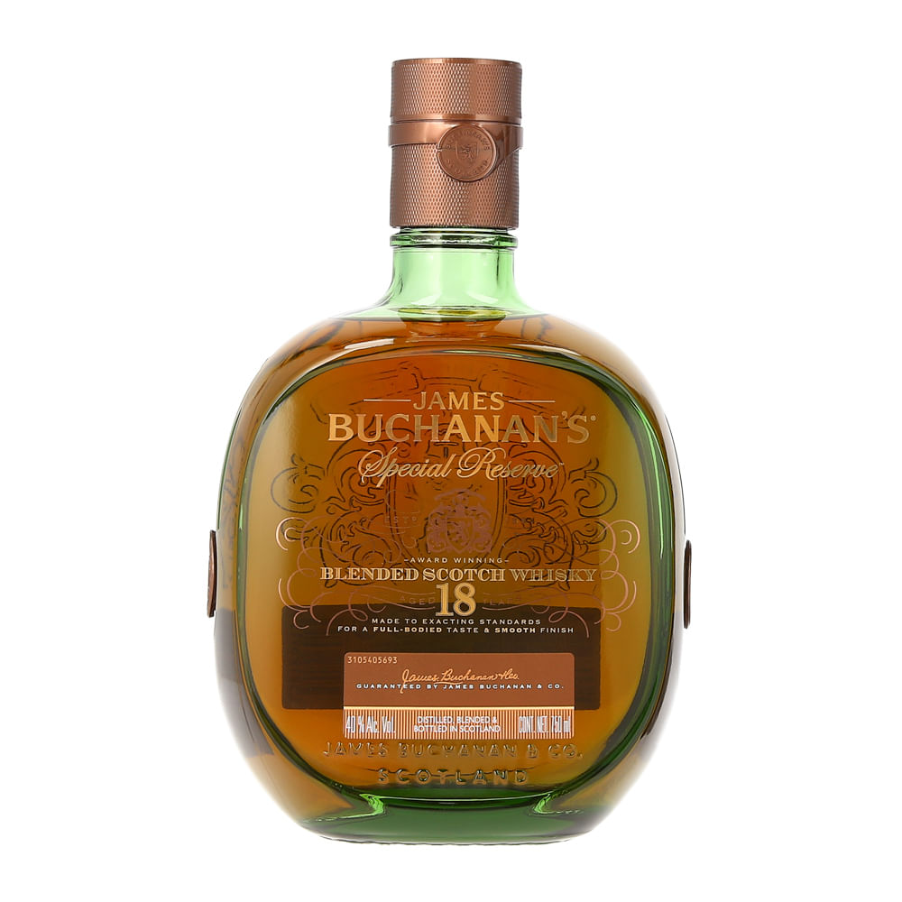 Whisky Buchanans 18 Años 750 ml 25854 - Bodegas Alianza