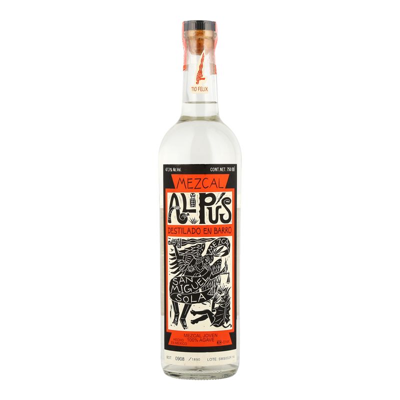 Mezcal Alipus San Miguel Sola Tio Felix 750ml - Bodegas Alianza