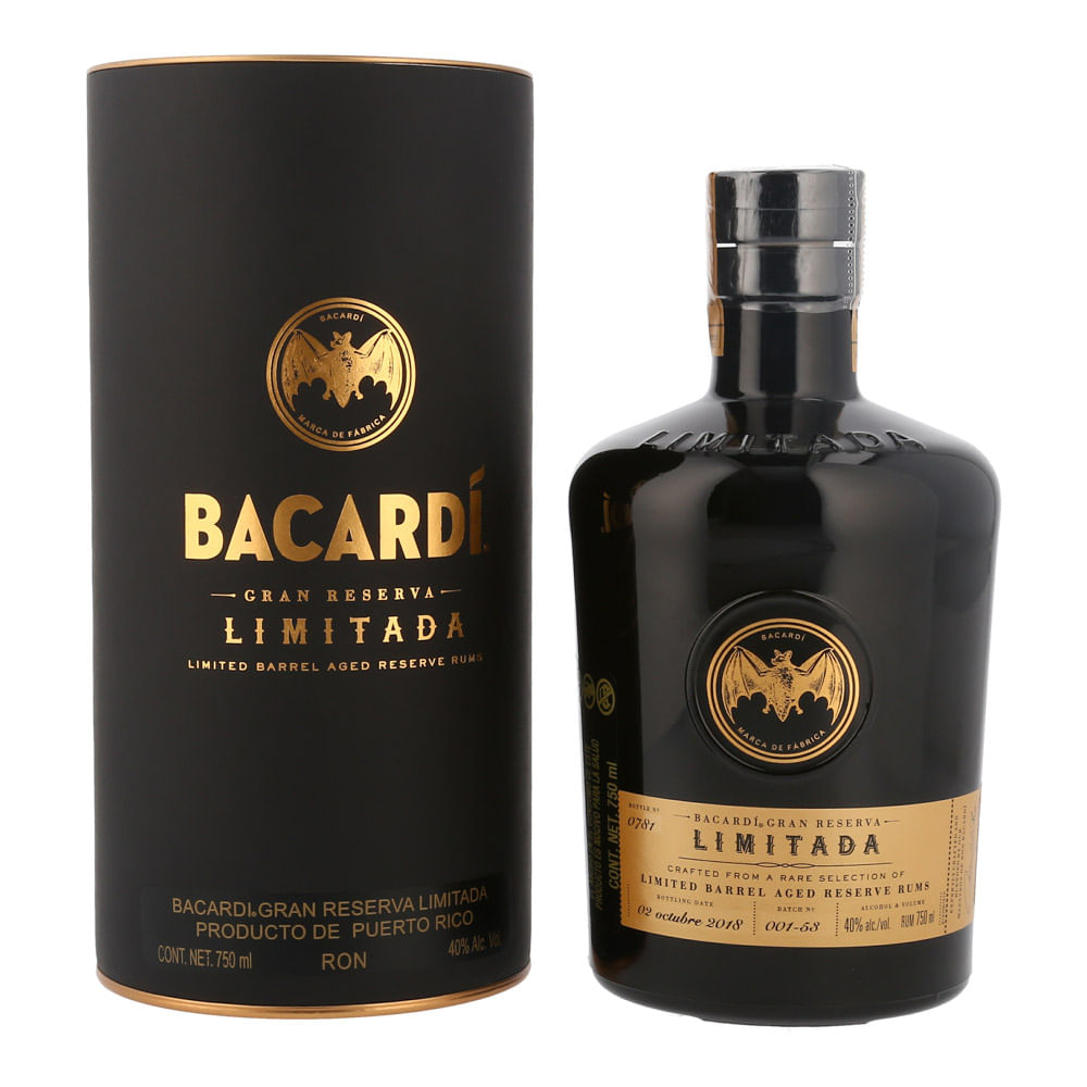 Ron Bacardi Gran Reserva Limitada 750ml - Bodegas Alianza