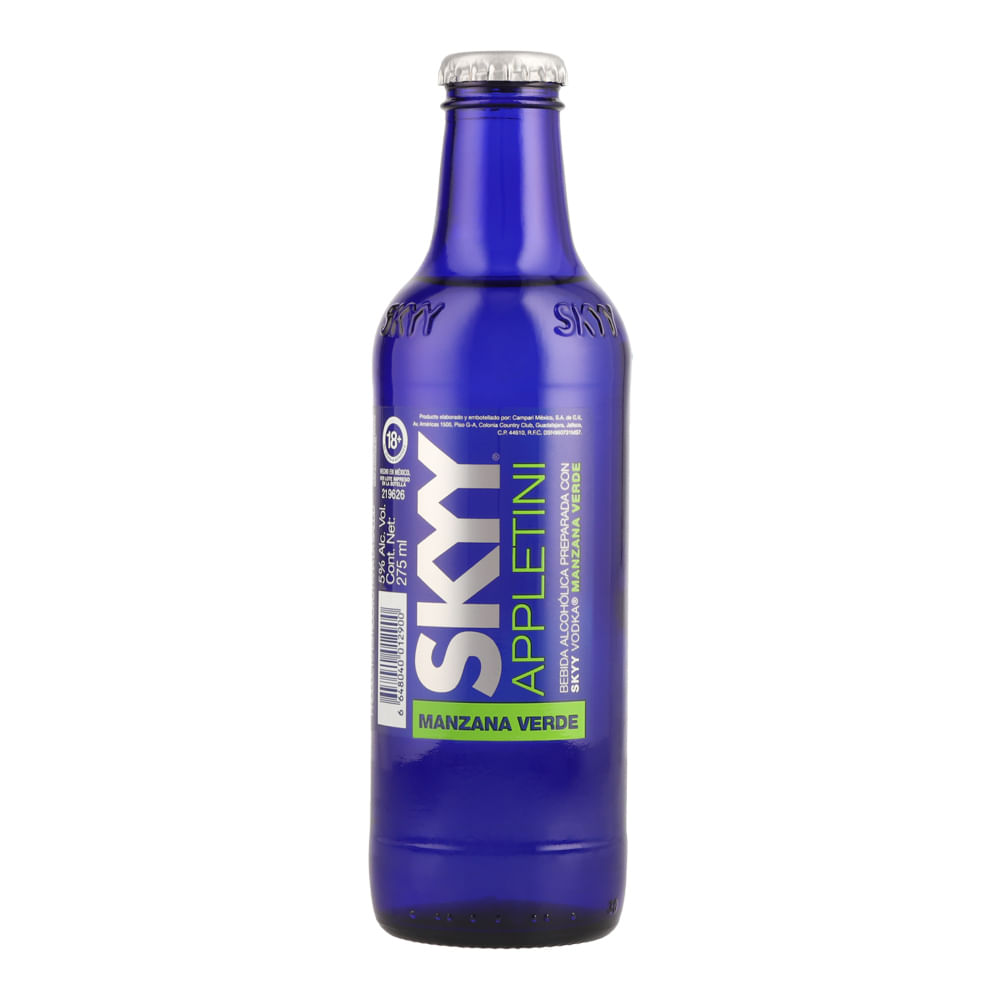 Skyy Blue Appletini (Manzana Verde) 6 Botellas 275ml - Bodegas Alianza