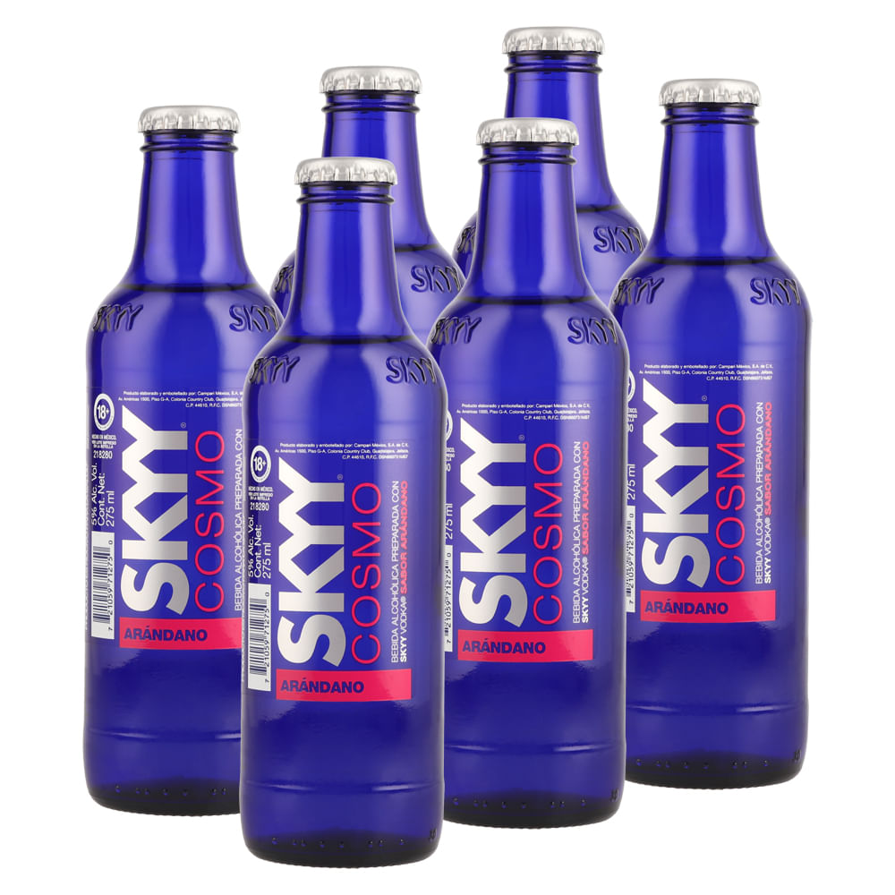 Skyy Blue Cosmo (Arandano) 6 Botellas 275ml - Bodegas Alianza