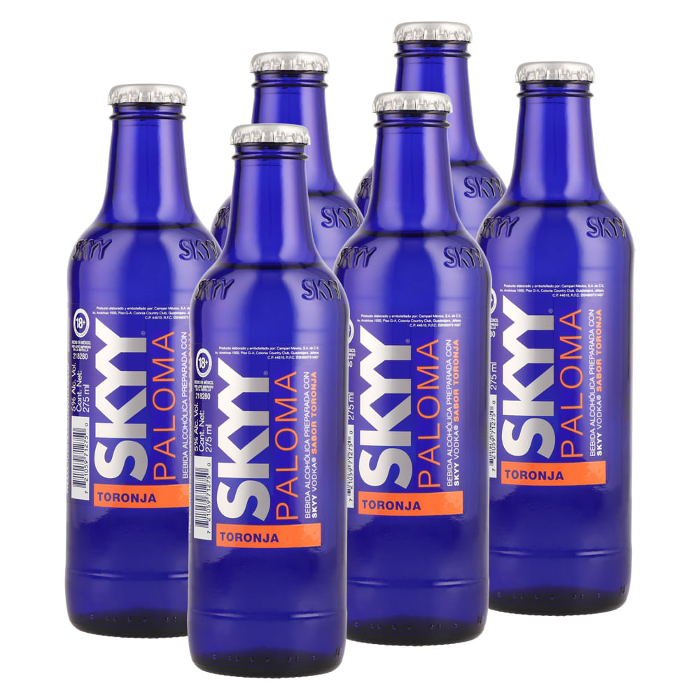 Skyy Blue Paloma (Toronja) 6 Botellas 275ml - Bodegas Alianza