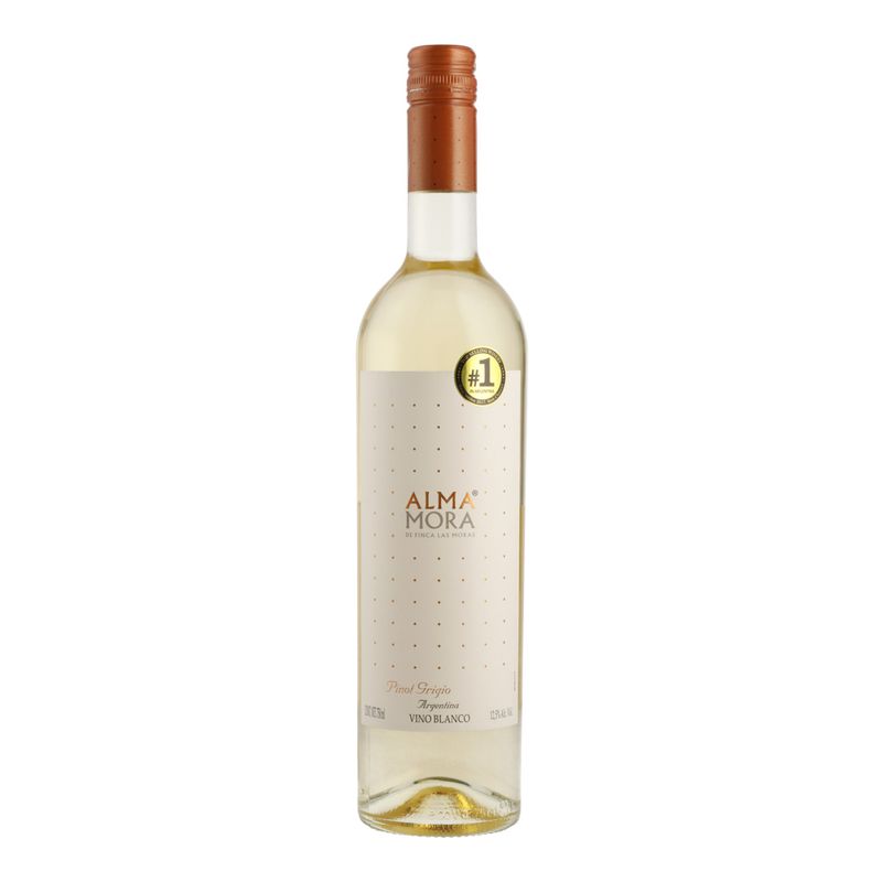 Vino Blanco Alma Mora De Finca Las Moras Pinot Grigio 750ml - Bodegas ...