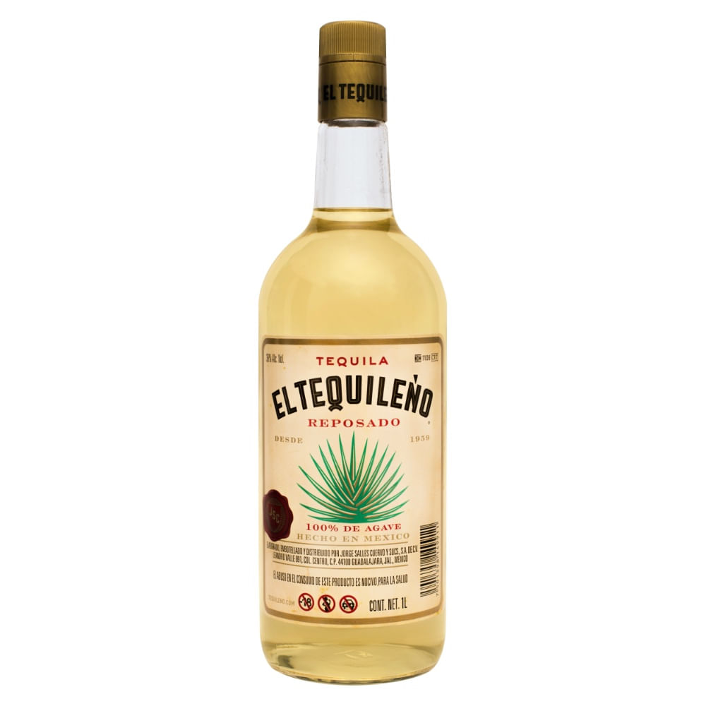 Tequila El Tequileño Rep 100% 1L - Bodegas Alianza