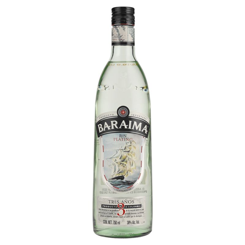Ron Baraima Platino 3 Años 750ml 27615 - Bodegas Alianza