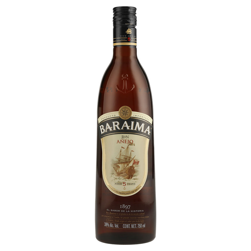 Ron Baraima Añejo 5 Años 750 ml 20425 - Bodegas Alianza