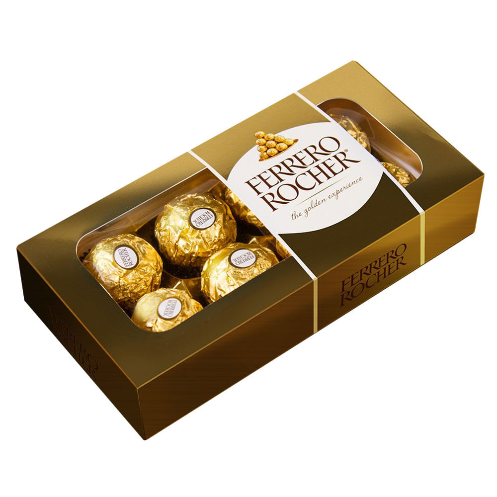 Ferrero Rocher Estuche (8Pz) 100 grs - Bodegas Alianza