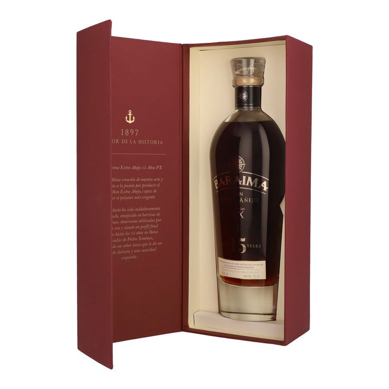 Ron Baraima Extra Añejo 15 Años Barricas PX 750 ml - Bodegas Alianza
