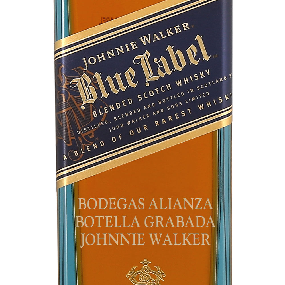 Whisky Johnnie Walker Blue (Grabado) 750ml 30663 - Bodegas Alianza