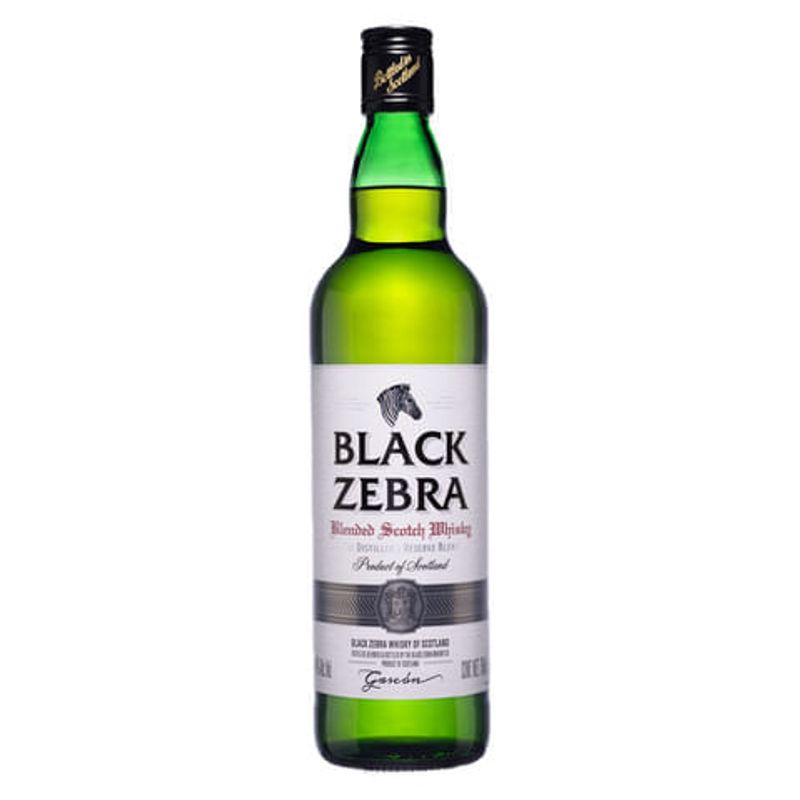 Whisky Black Zebra 750ml 28613 - Bodegas Alianza