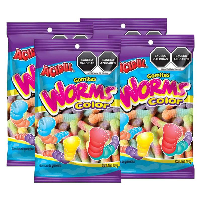 Gomitas Acidul Oruga 100 g (4 Pz) - Bodegas Alianza