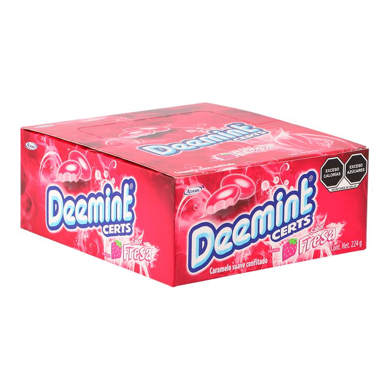Deemints Certs Fresa 224 g (40 pz) - Bodegas Alianza