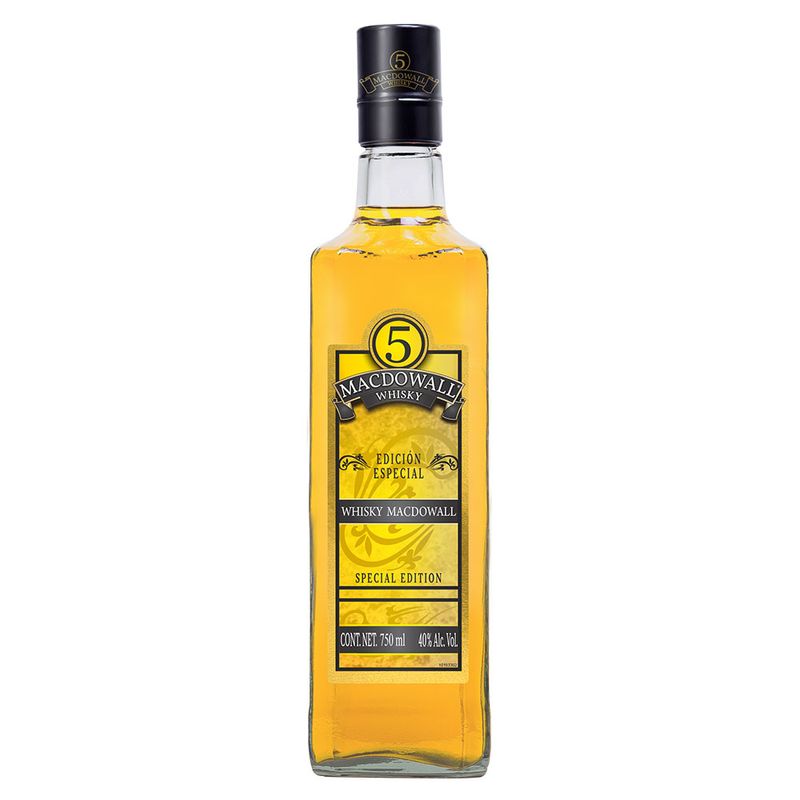 Whisky Macdowall 5 750 ml - Bodegas Alianza