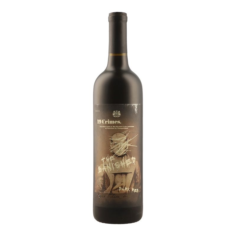 Vino Tinto 19 Crimes The Banished Dark Red 750 ml - Bodegas Alianza