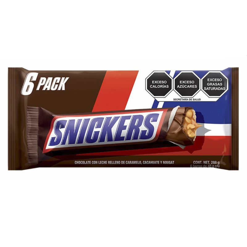 Snickers 48g (6pz) - Bodegas Alianza