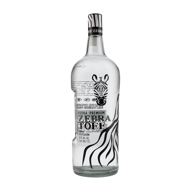 Vodka Zebratoff Premium 1.75 L - Bodegas Alianza
