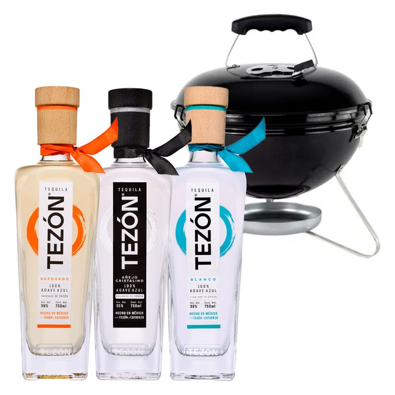 Paquete Teq. Tezon C/Asador 750 ml - Bodegas Alianza
