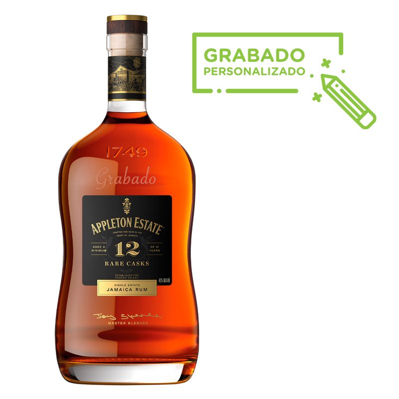 Ron Appleton Estate 12 Rare Cask 750ml (Grabado) - Bodegas Alianza